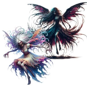 Forest Fairies, Cute Fairies, Evil Fairies Clip Arts for Printing ...