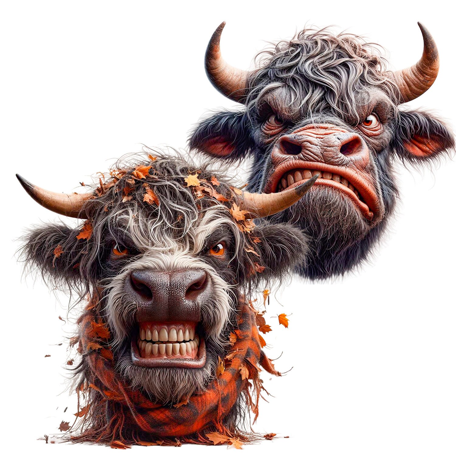 Illustration of an Angry Bull, an Angry Cow, Images for Your Creativity ...