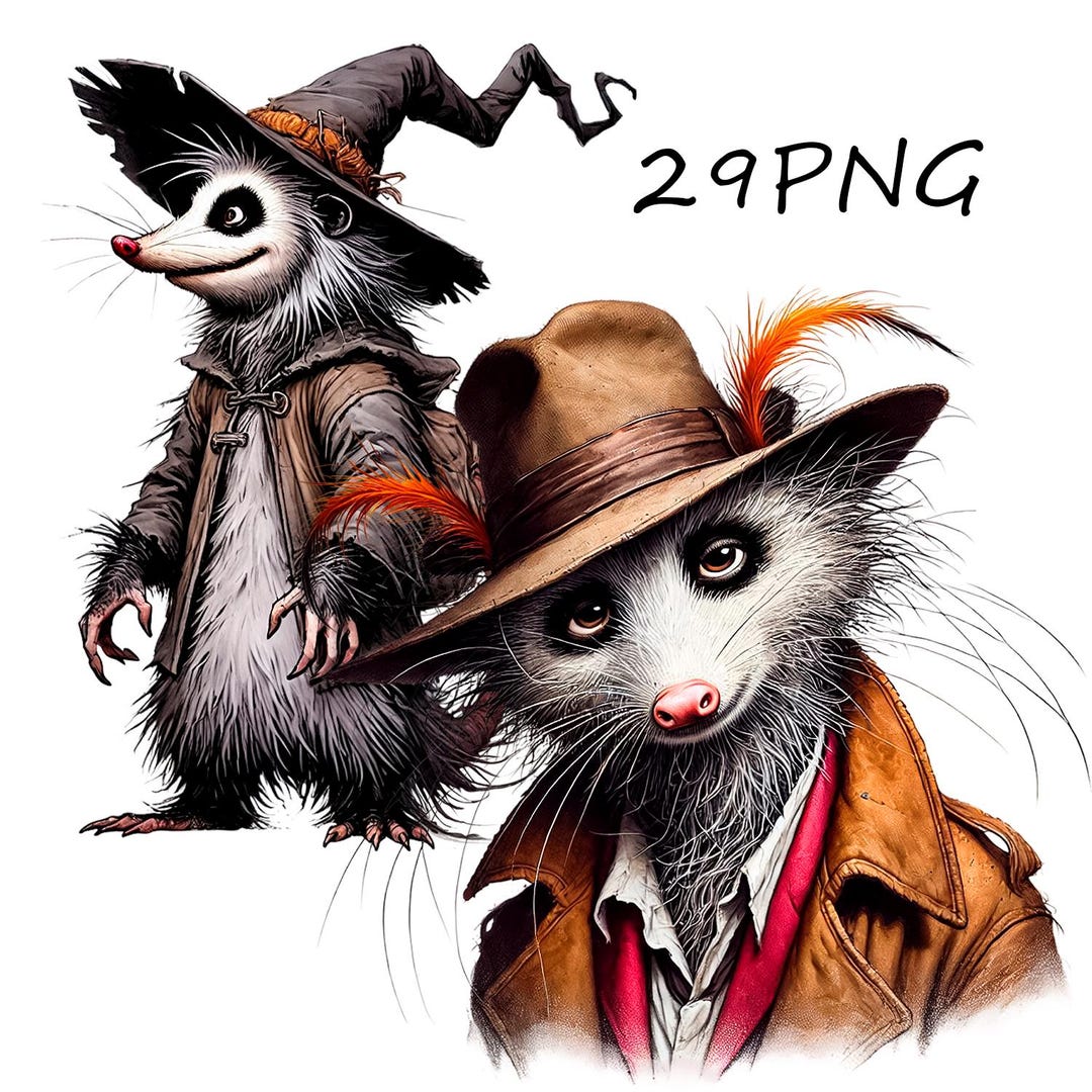 Cute Possum Png, Funny Possum Images, Illustrations for Printing on Any ...