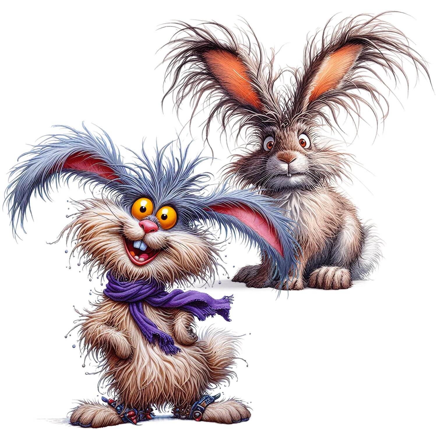 Rabbit, Funny, Unusual, Images for Your Creativity, for Printing on Any ...