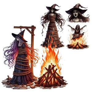 Witch Inquisition Clipart: Fantasy Witch PNG Images (27 Transparent ...