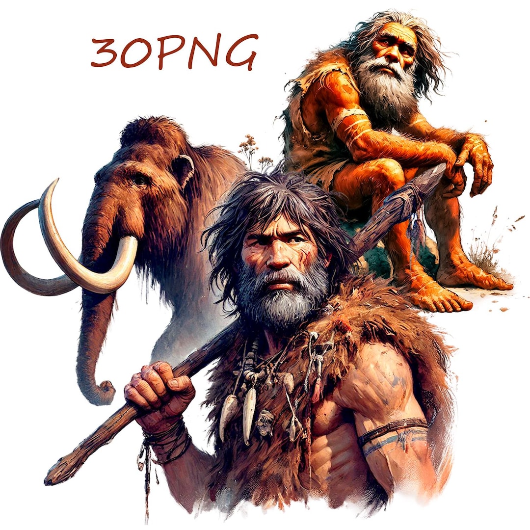 Neanderthal Png Images, Ancient Man Png, Neanderthal Art Png, Printable ...