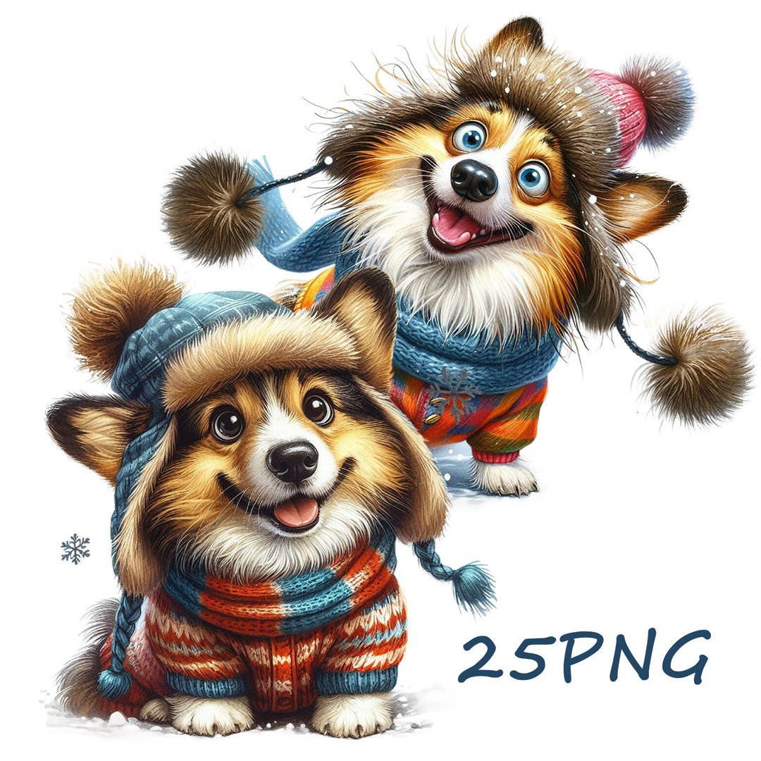 Funny Corgi, Unusual Charm, for Your Creative Activities, Can Be ...
