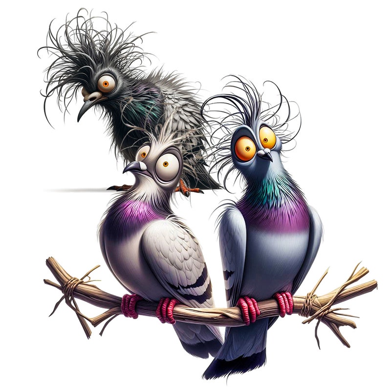 Funny Dove, Images for Your Creativity, for Printing on Any Objects ...