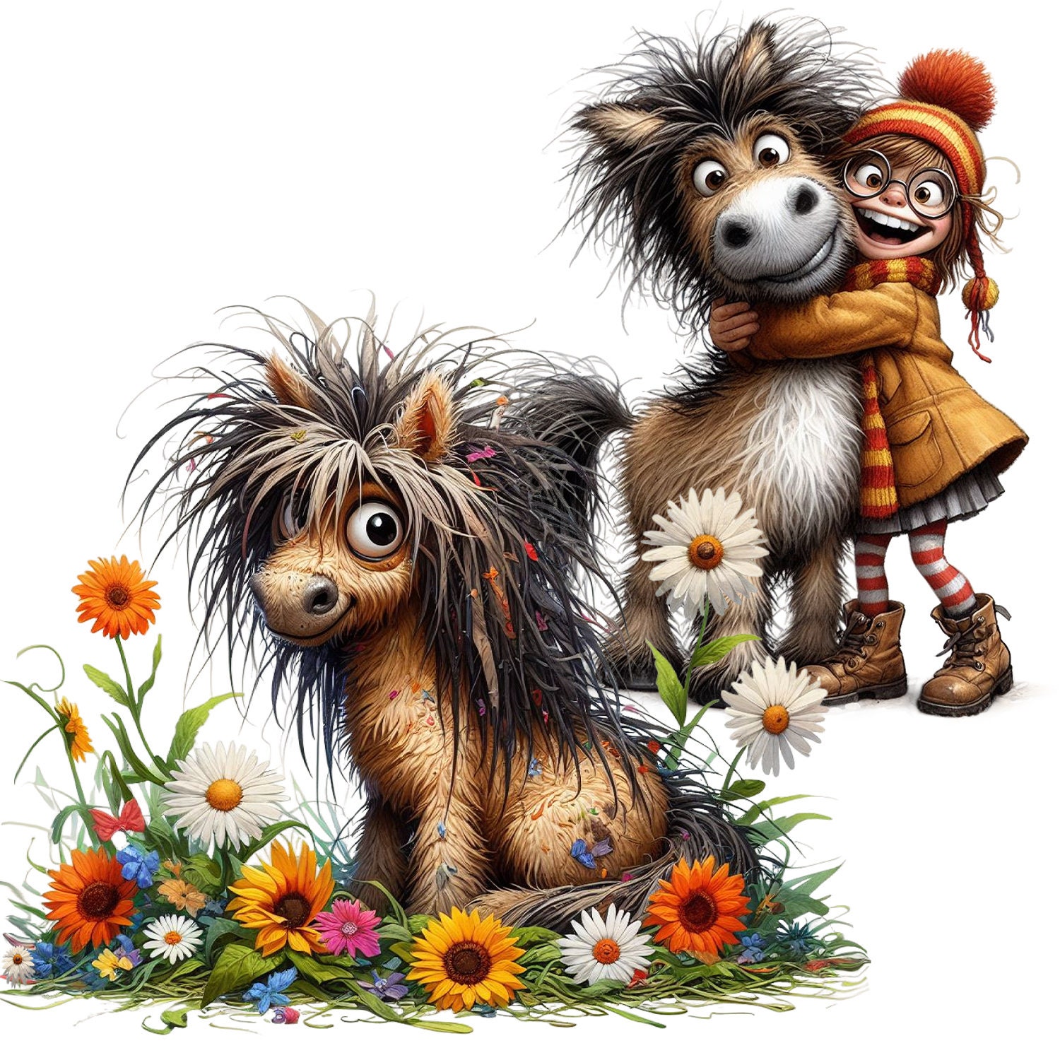 Funny Ponies, Ponies and Children, Files for Creativity, Images for ...