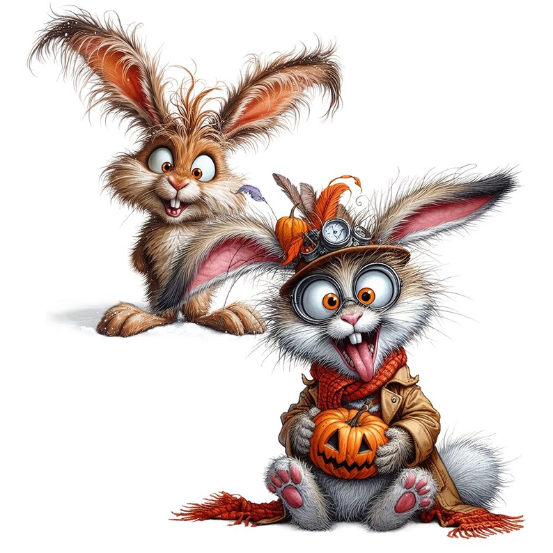 Rabbit, Funny, Unusual, Images for Your Creativity, for Printing on Any ...