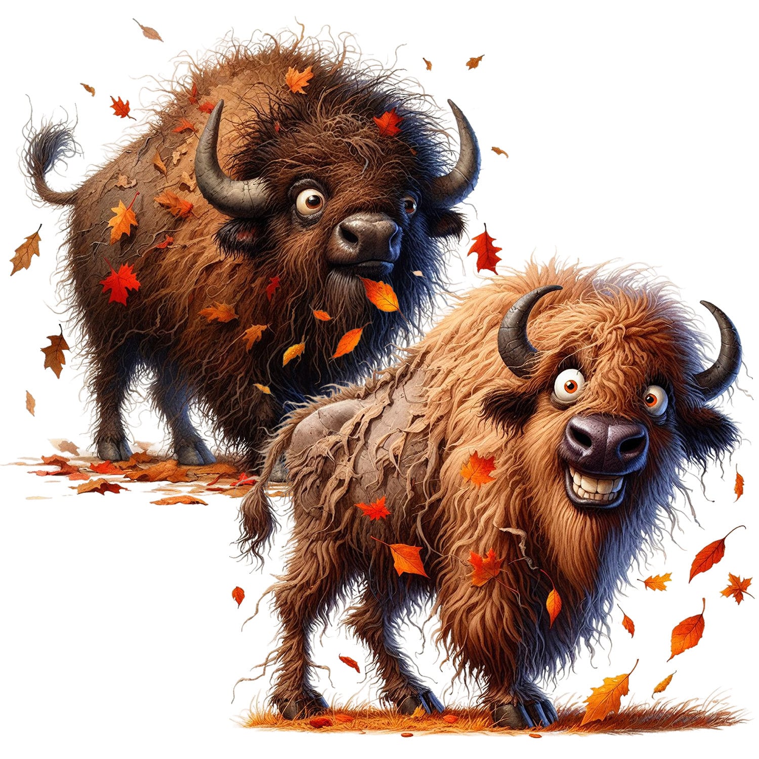 Illustrations of Funny Bison, Creative Files, Images for Your ...