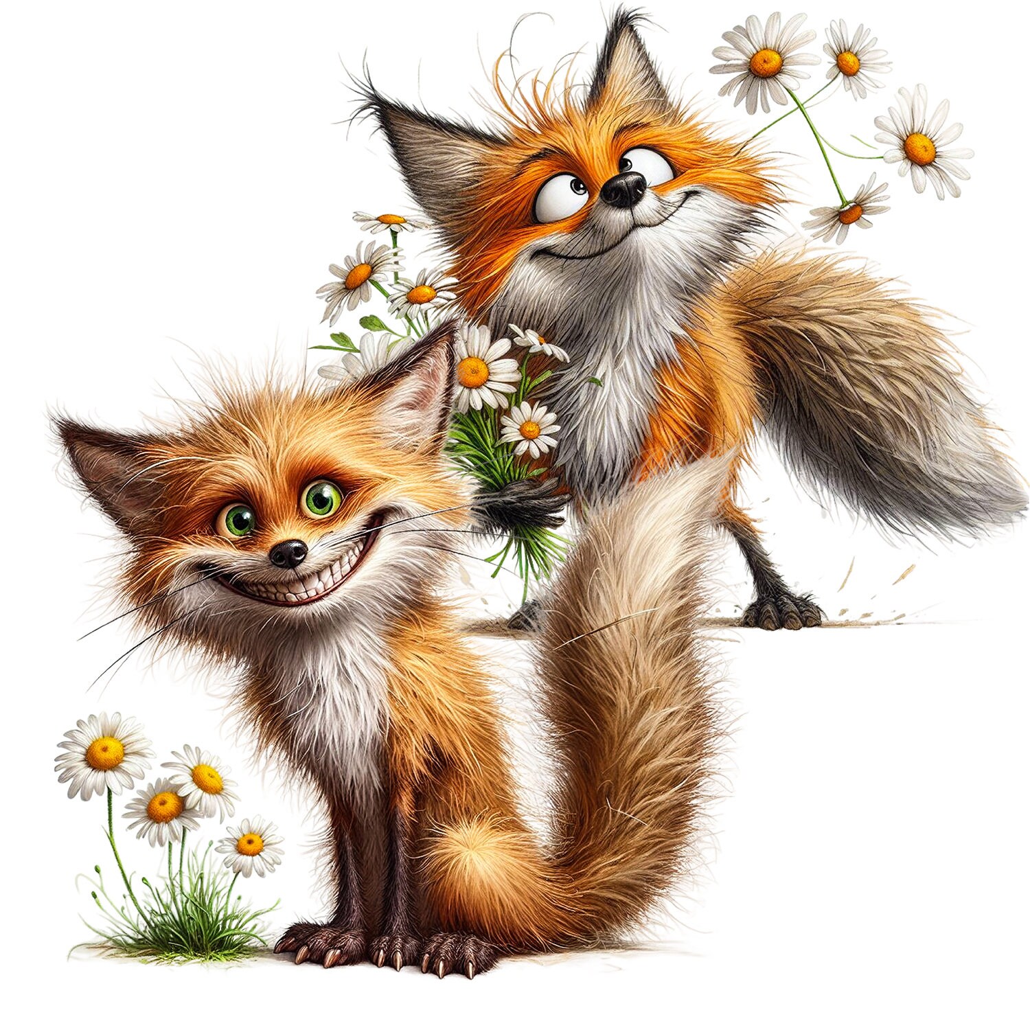 Images of Funny Fox, Funny Fox, Illustrations for Printing on Any ...