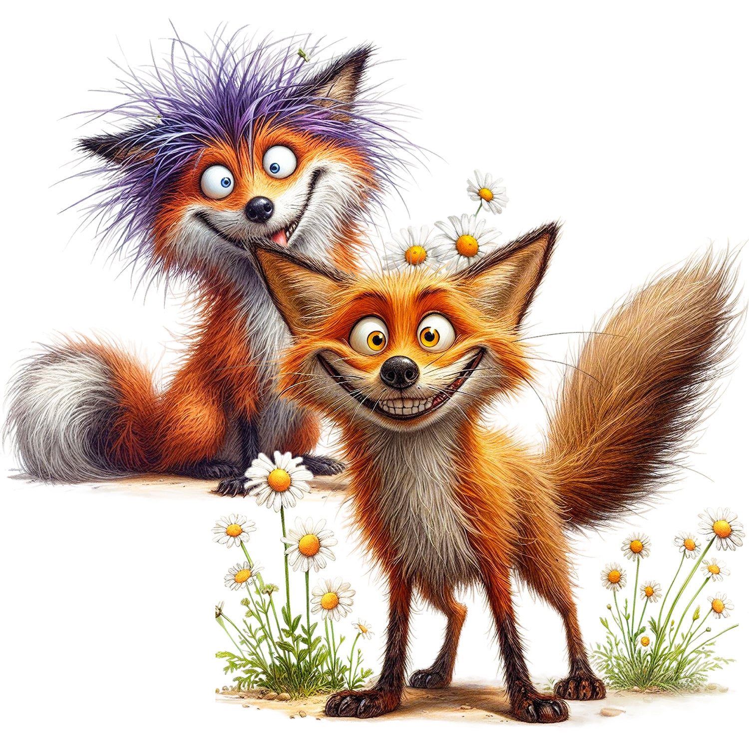Images of Funny Fox, Funny Fox, Illustrations for Printing on Any ...