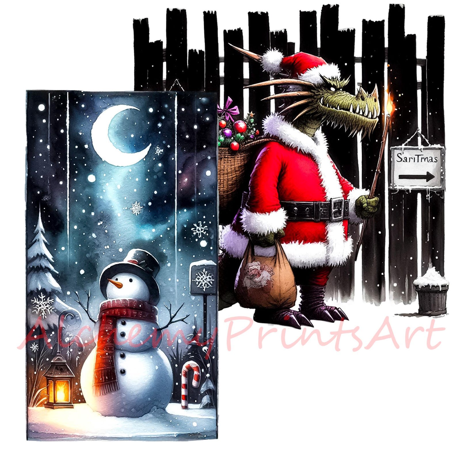 Christmas Dragon, Snowman PNG, 27 Pngs With Transparent Background ...