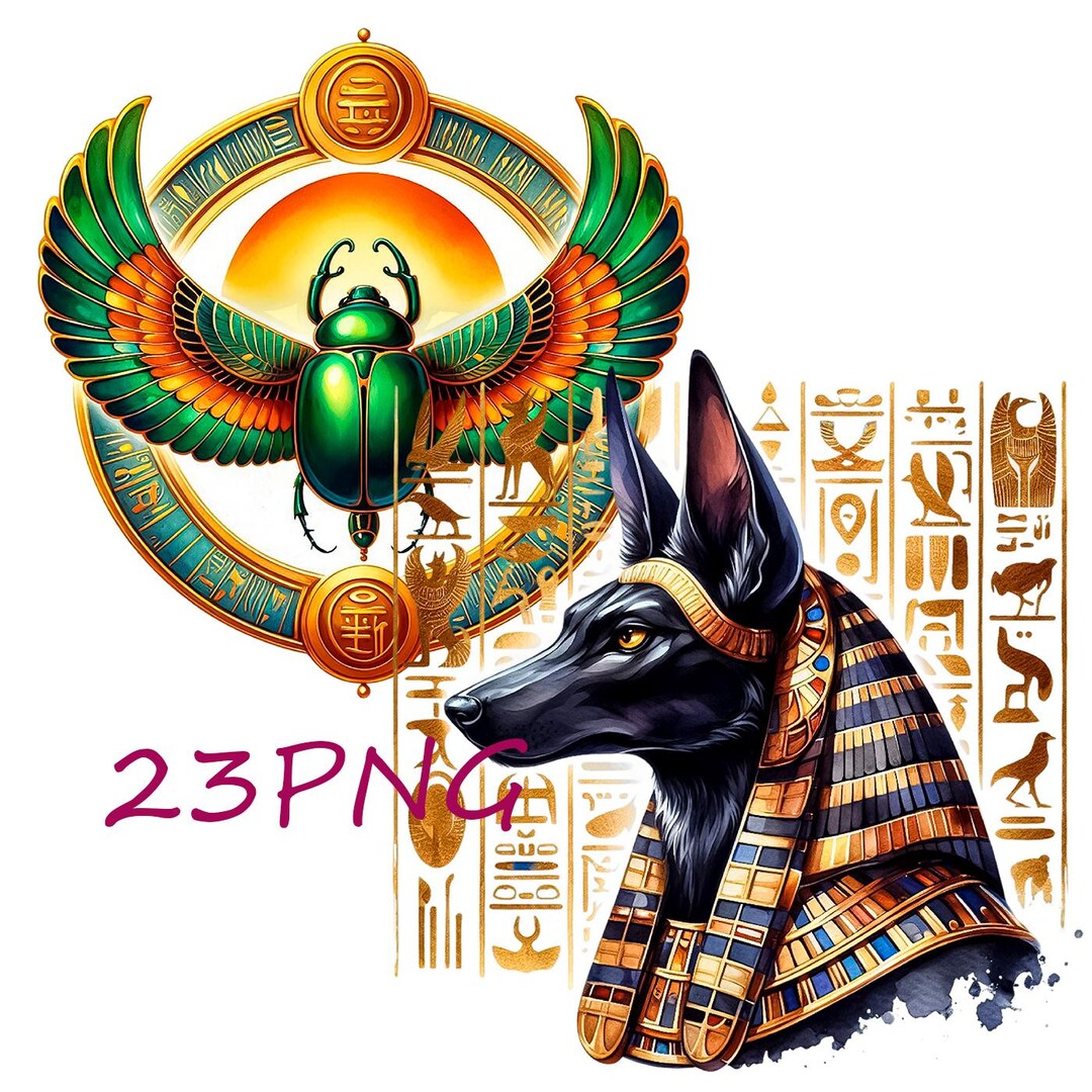 Egyptian Symbols PNG Clipart: Anubis, Scarab - 23 Transparent Images ...