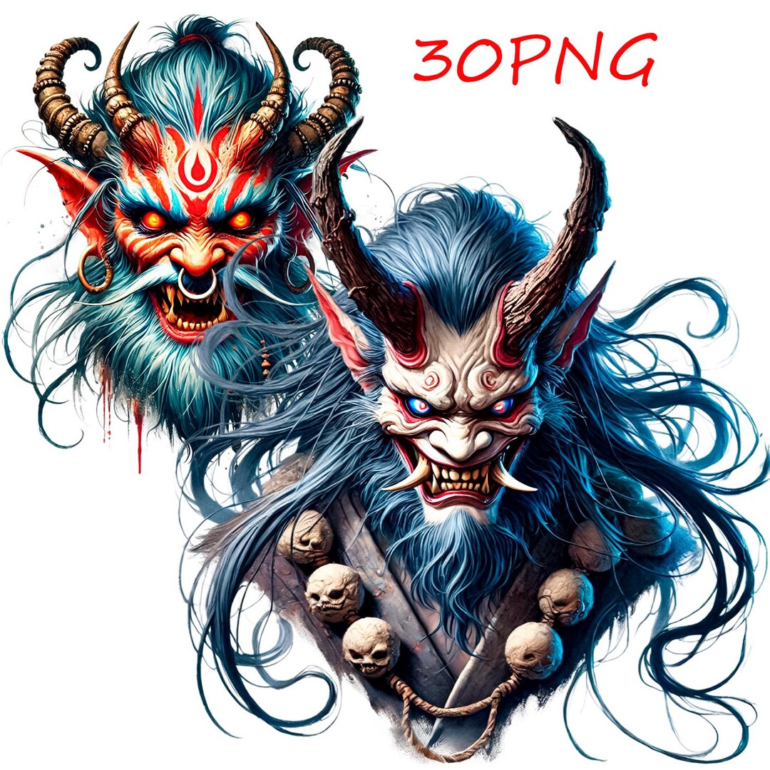 Demons Png, Demons of Different Nations Png, Printable Files, Creative ...