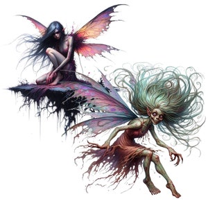 Forest Fairies, Cute Fairies, Evil Fairies Clip Arts for Printing ...