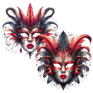 Carnival Venetian Mask PNG, Masquerade Masks, Mask Clipart, Carnival ...