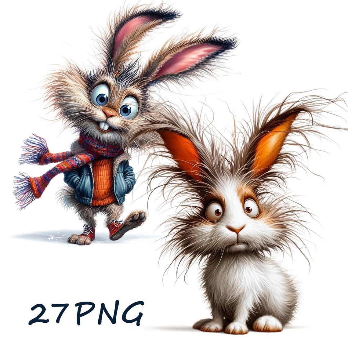 Rabbit, Funny, Unusual, Images for Your Creativity, for Printing on Any ...