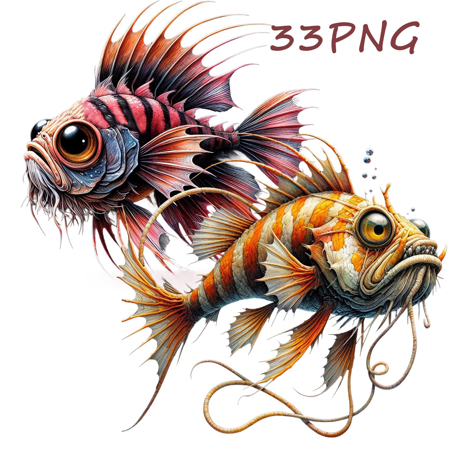 Funny Fish, Unusual Images, Scary, Deep Sea Fish, Printing on Any ...