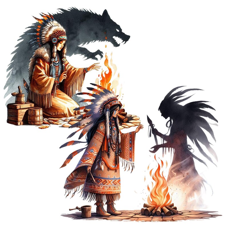 Native American Magic PNG Clipart, Tribal Art Images (30 PNG) - Etsy
