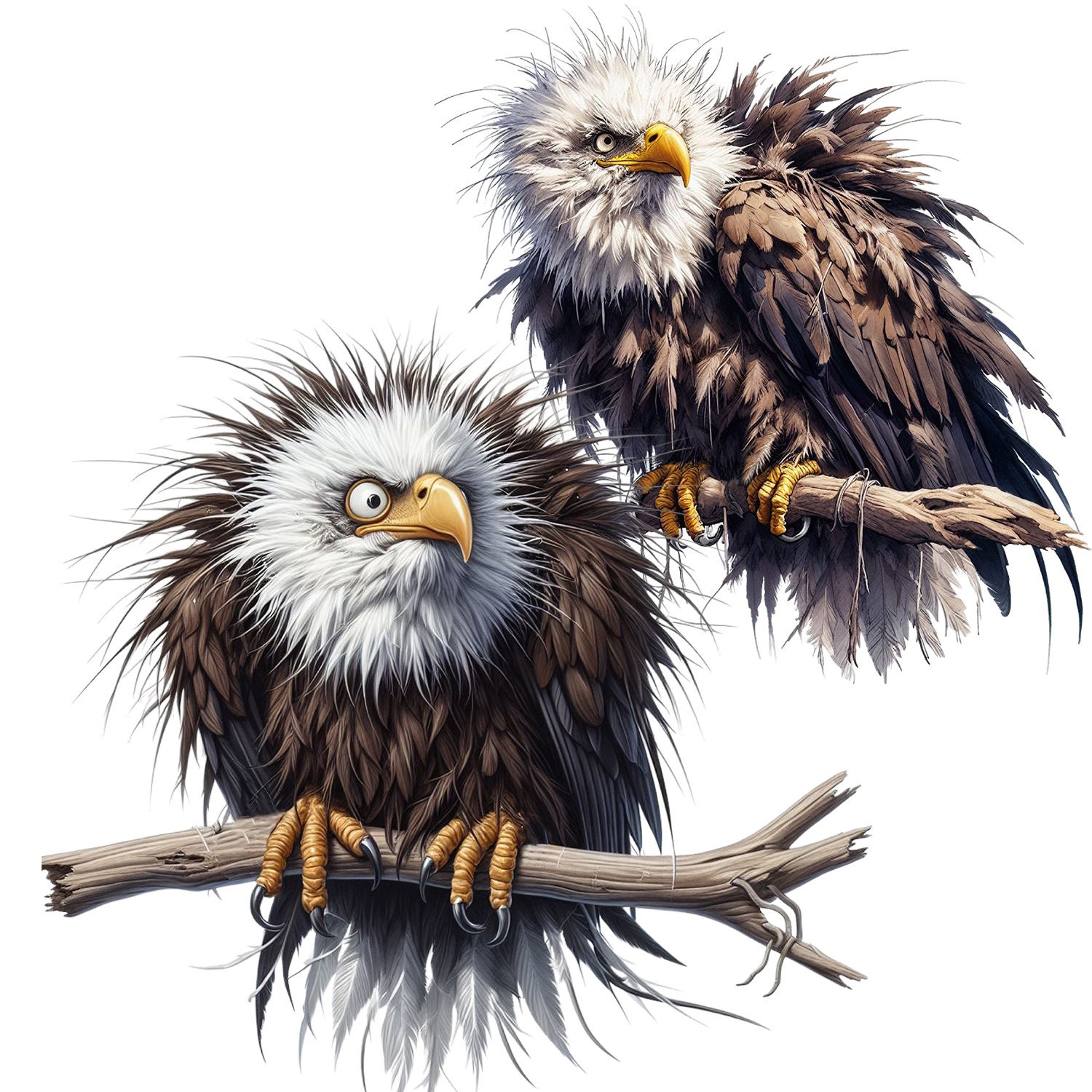 Funny Bald Eagle, Images for Your Creativity, for Printing on Any ...