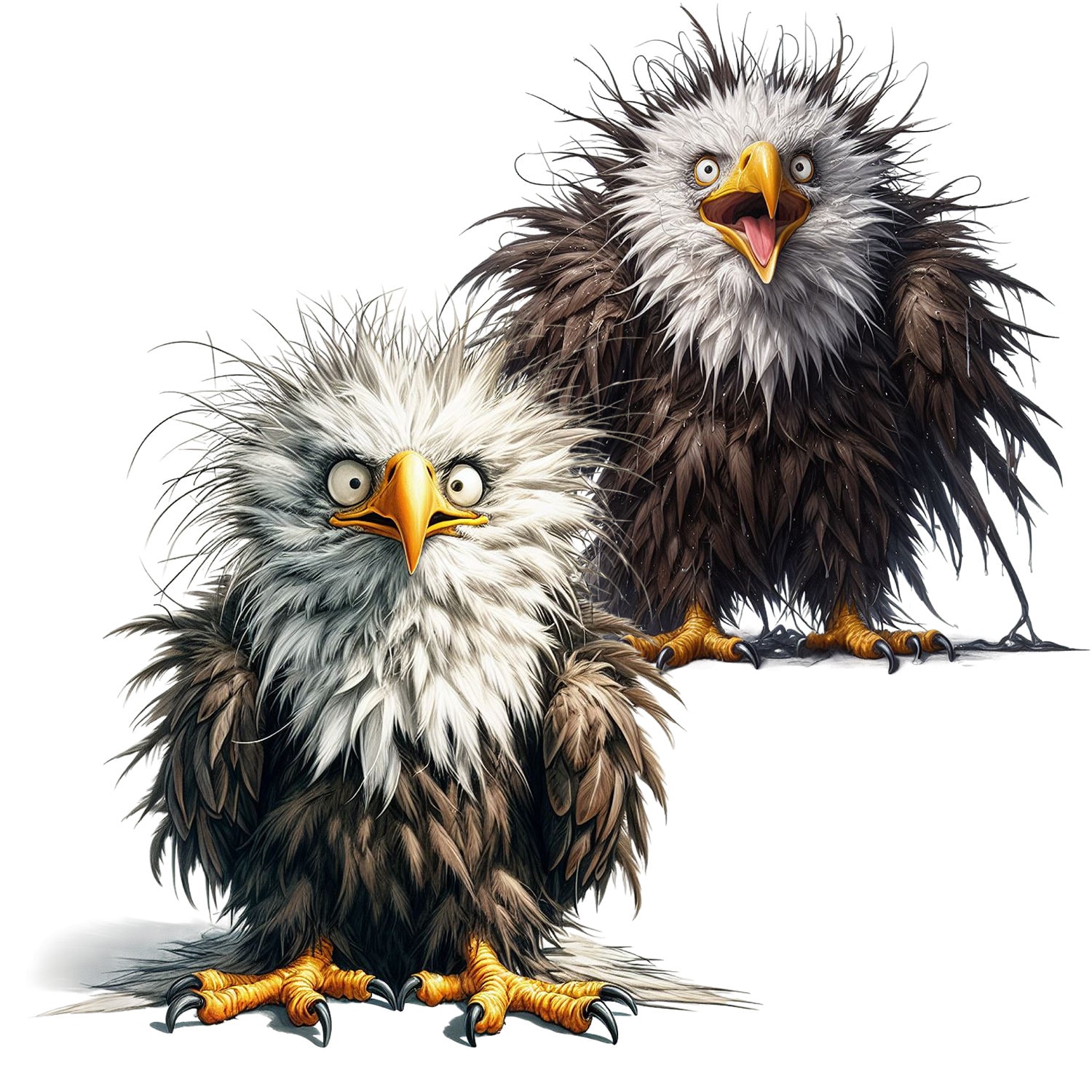 Funny Bald Eagle, Images for Your Creativity, for Printing on Any ...