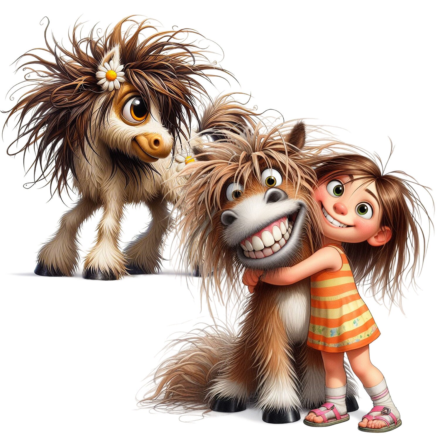 Funny Ponies, Ponies and Children, Files for Creativity, Images for ...