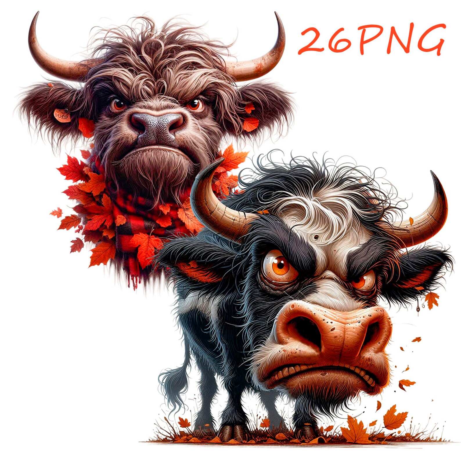 Illustration of an Angry Bull, an Angry Cow, Images for Your Creativity ...