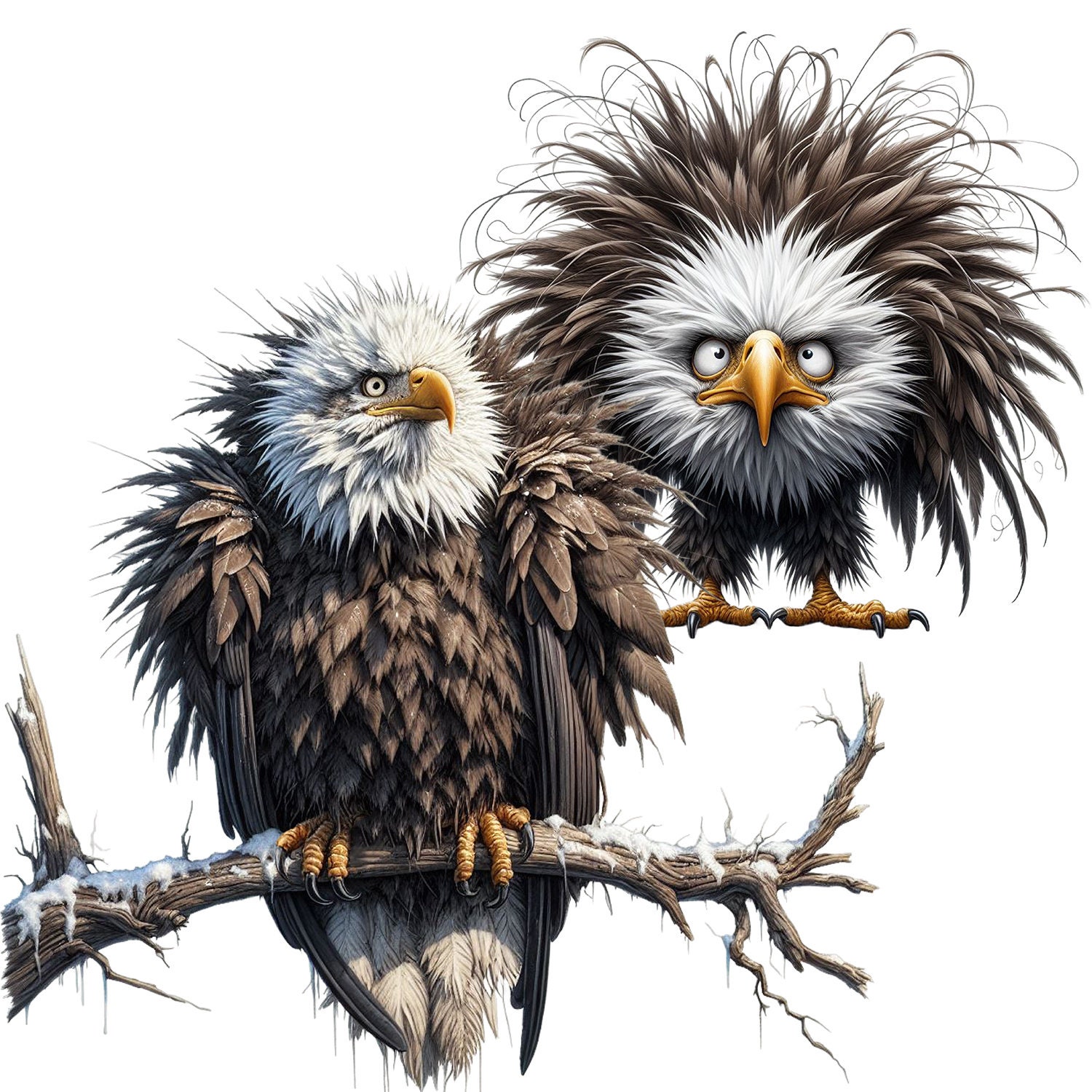 Funny Bald Eagle, Images for Your Creativity, for Printing on Any ...