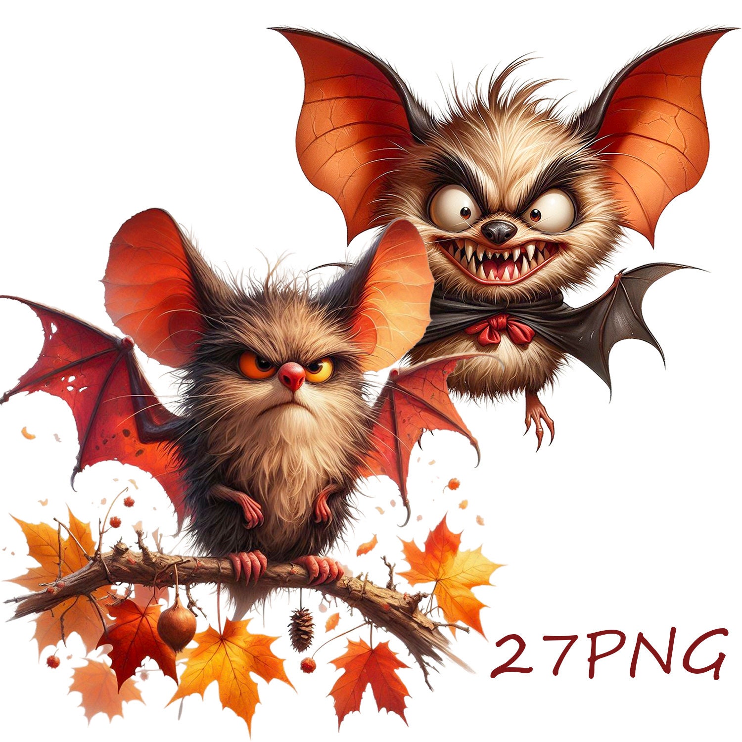 Illustrations of Funny Bats possibly Rabbits: Creative Files, Images ...