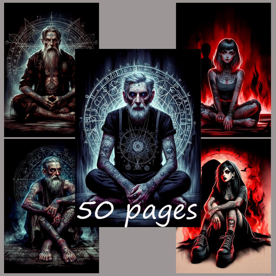 Printable Occult Journal Kit: 50 Jpeg Pages (digital Download) - Etsy
