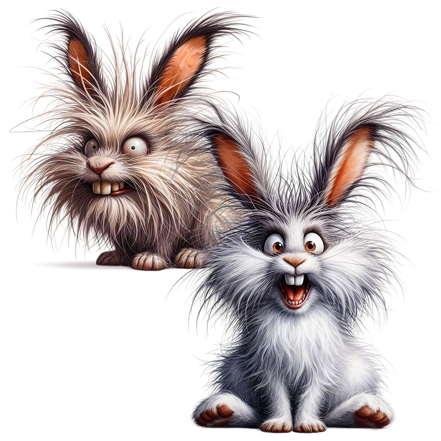 Rabbit, Funny, Unusual, Images for Your Creativity, for Printing on Any ...