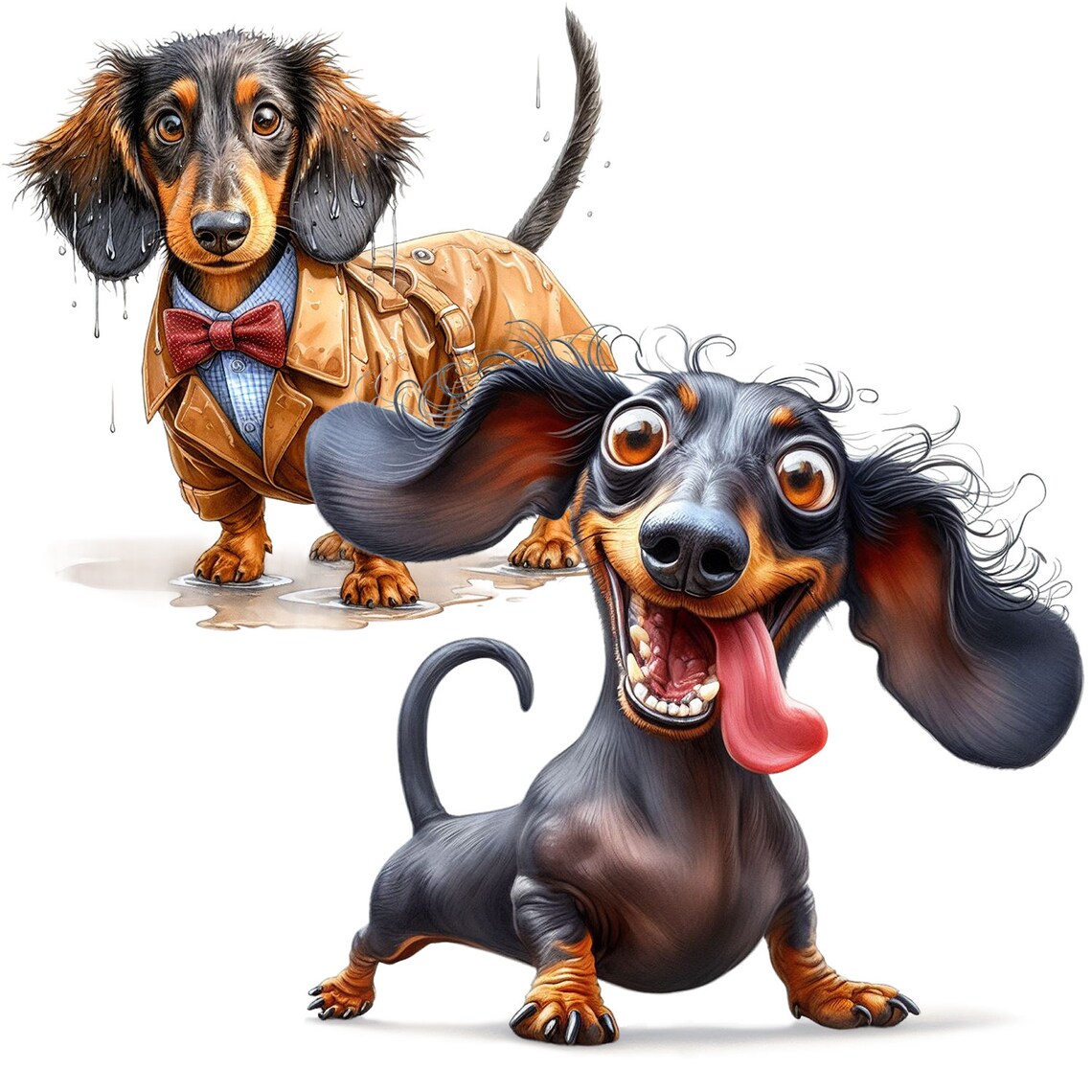 Funny Dachshunds, Images for Your Creative Activities, Images for ...