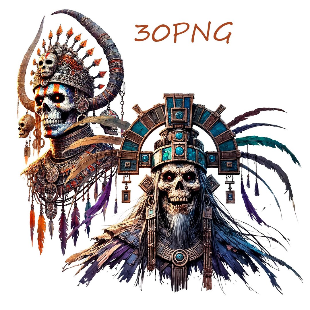 Zombie Png, Demons Png, Zombie Shaman Png, Printable Files, Creative ...