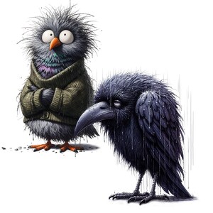 Illustrations of Sad Birds, Cute Birds, Creative Files, Images for Your ...