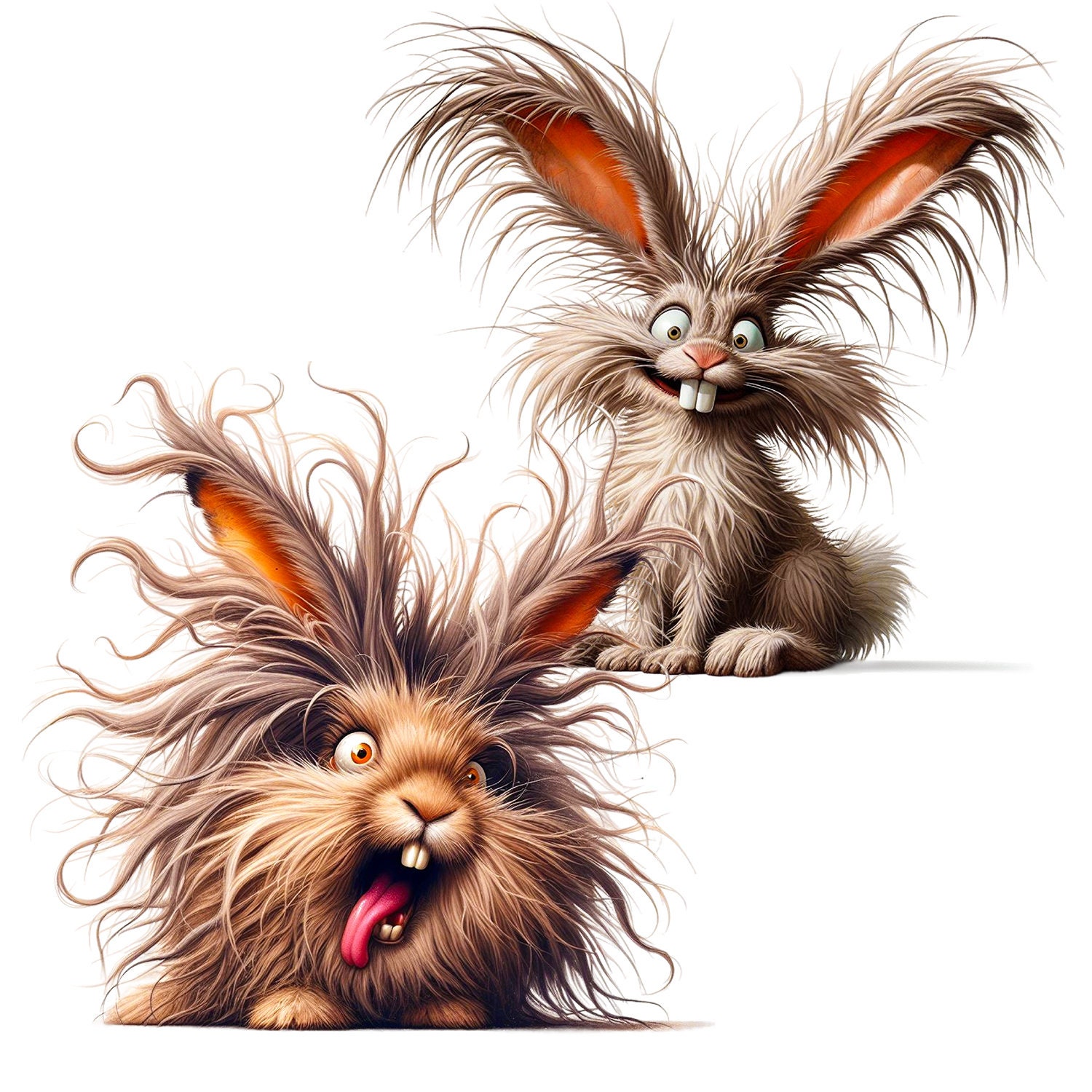 Rabbit, Funny, Unusual, Images for Your Creativity, for Printing on Any ...