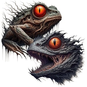Creepy Reptiles, Horror Reptiles From Other Worlds, Files for Your Art ...