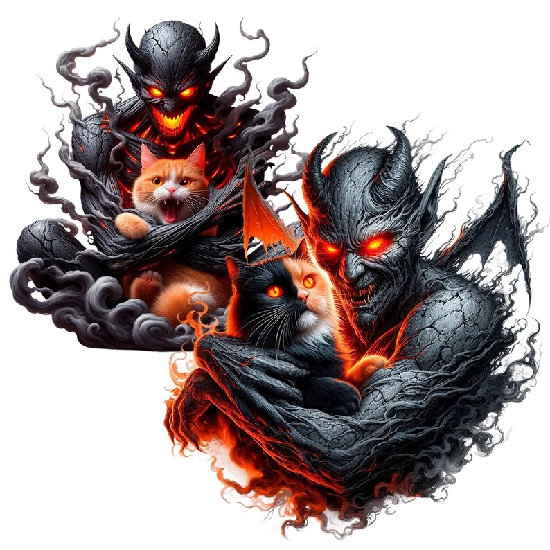 Demon PNG, Demon Drawing PNG, Mysticism Digital, Creative Images for ...