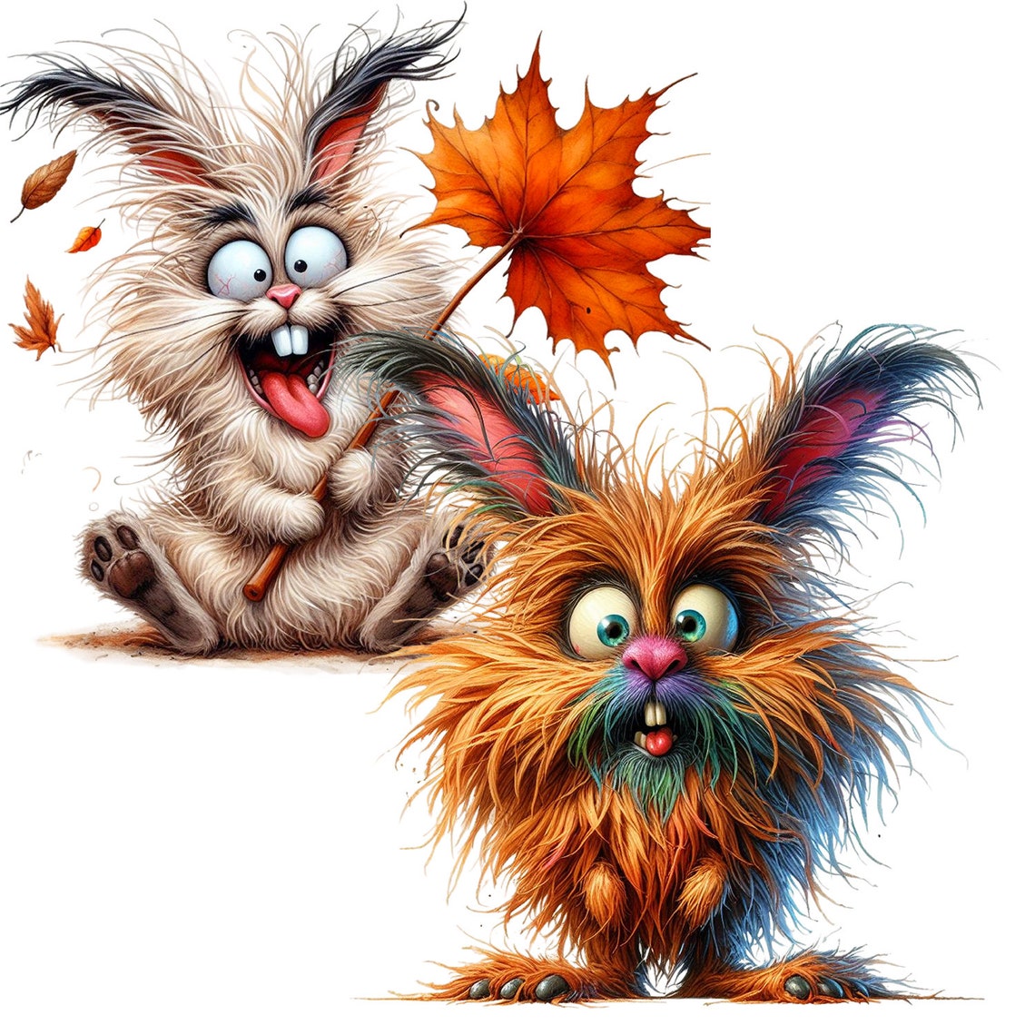 Rabbit, Funny, Unusual, Images for Your Creativity, for Printing on Any ...