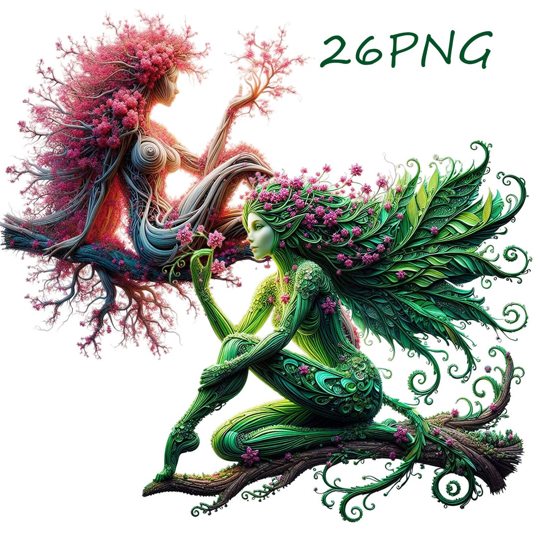 Forest Dryad. Magical Theme, Forest Goddess, Files for Creativity ...