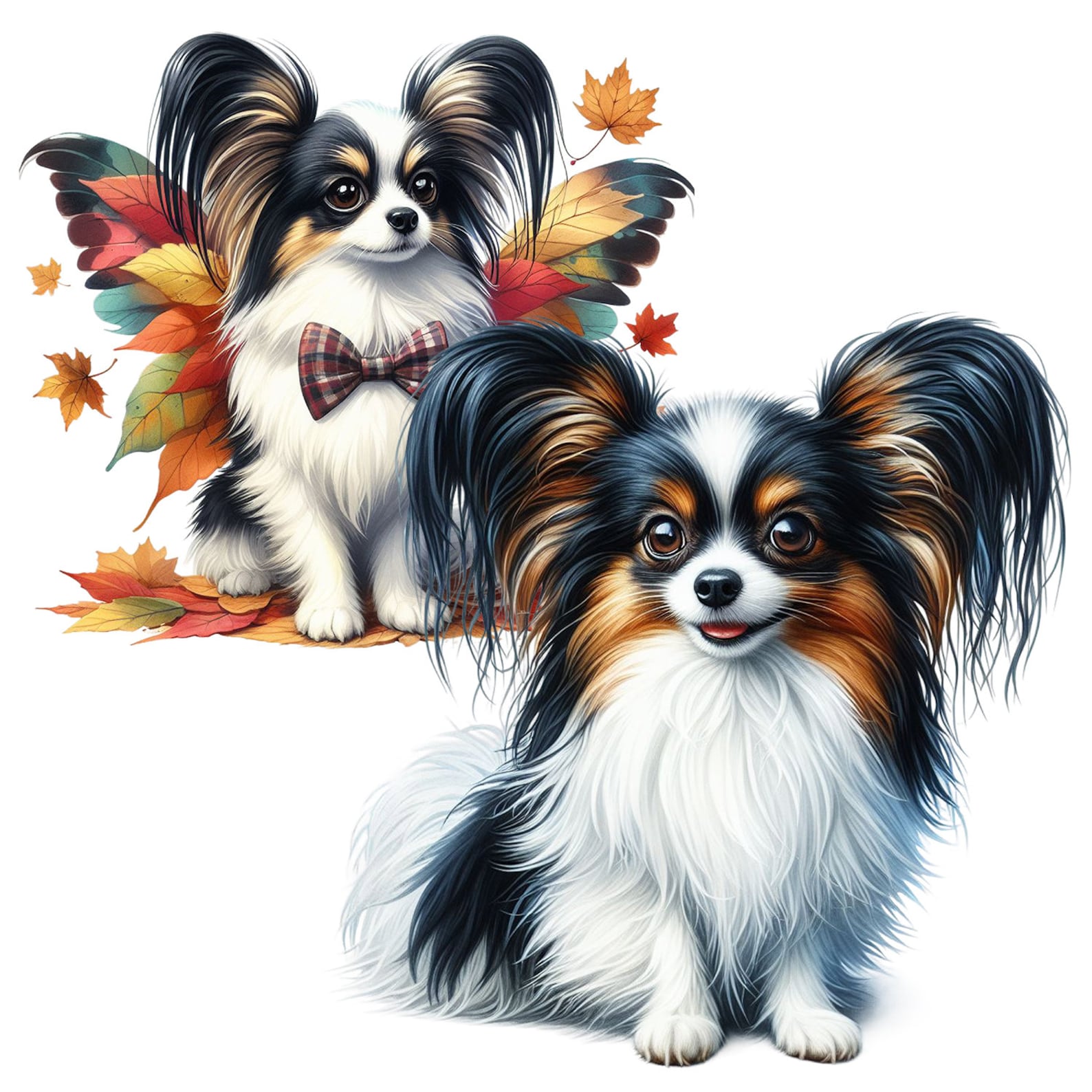 Amazing Papillon, Funny Dogs, for Your Creativity, Can Be Printed on ...