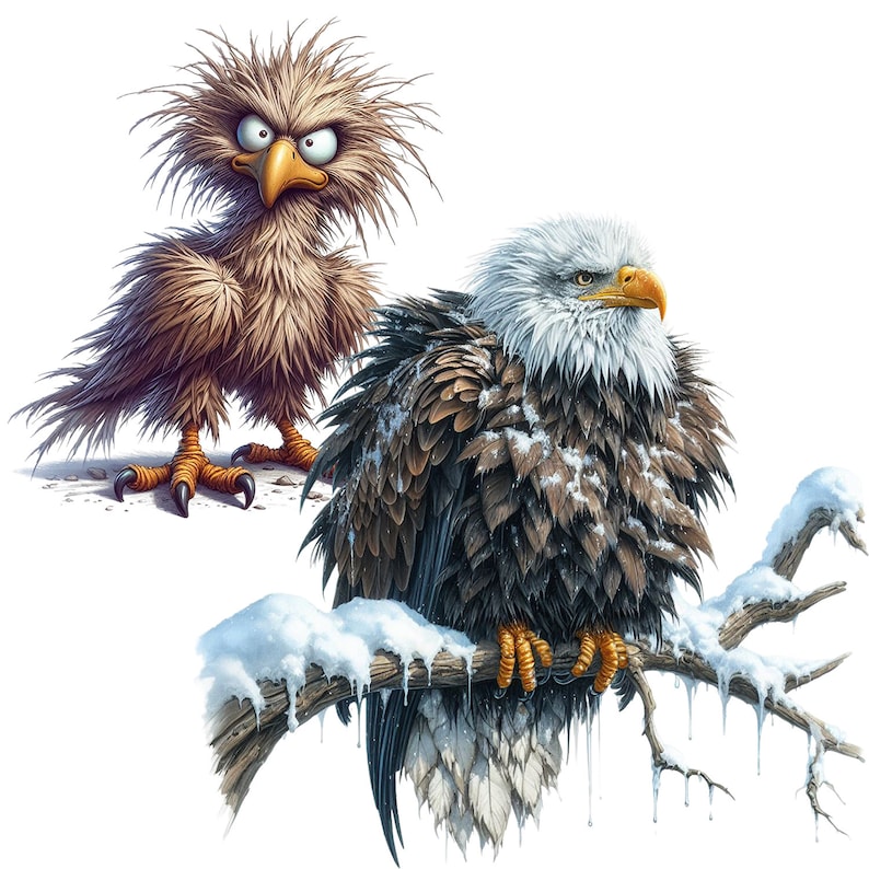 Funny Bald Eagle, Images for Your Creativity, for Printing on Any ...