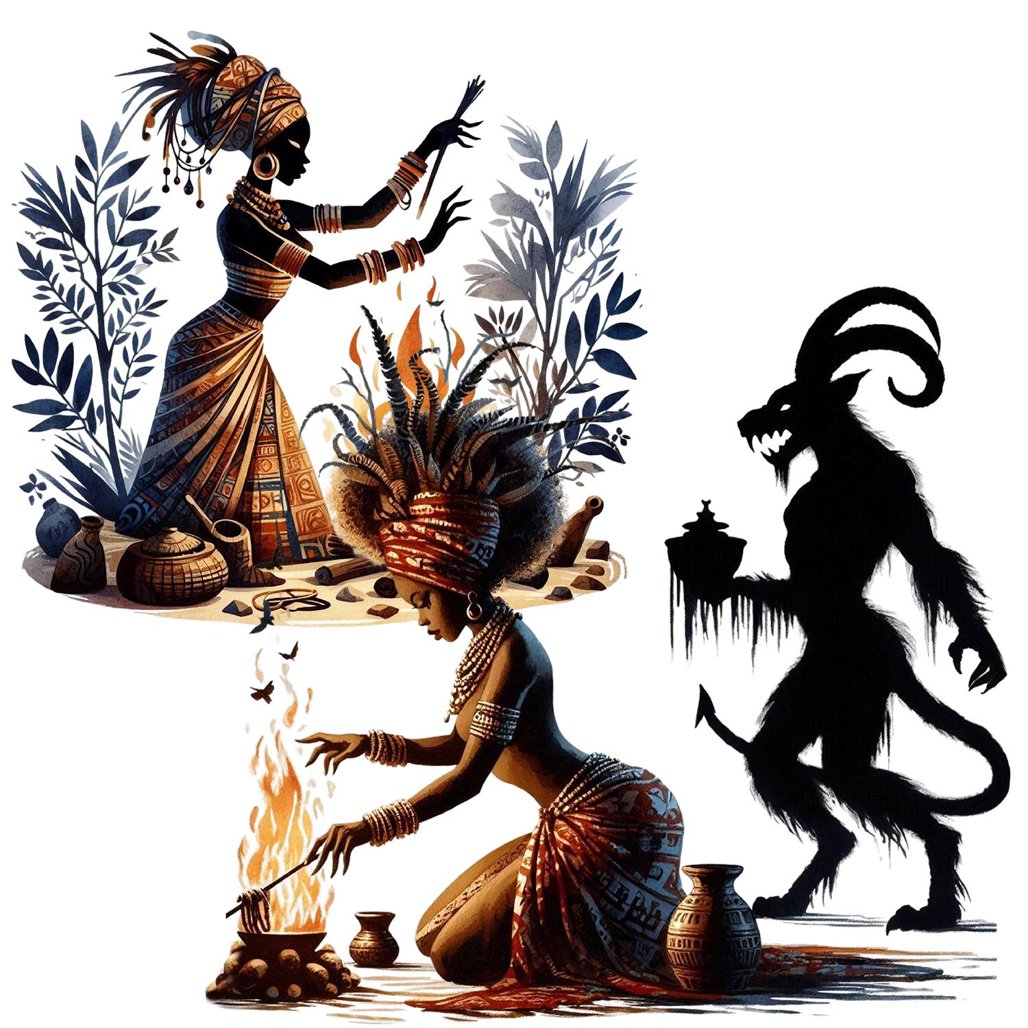 Voodoo Priestess, Dark Magic, Voodoo Png, Printable Files, Images for ...