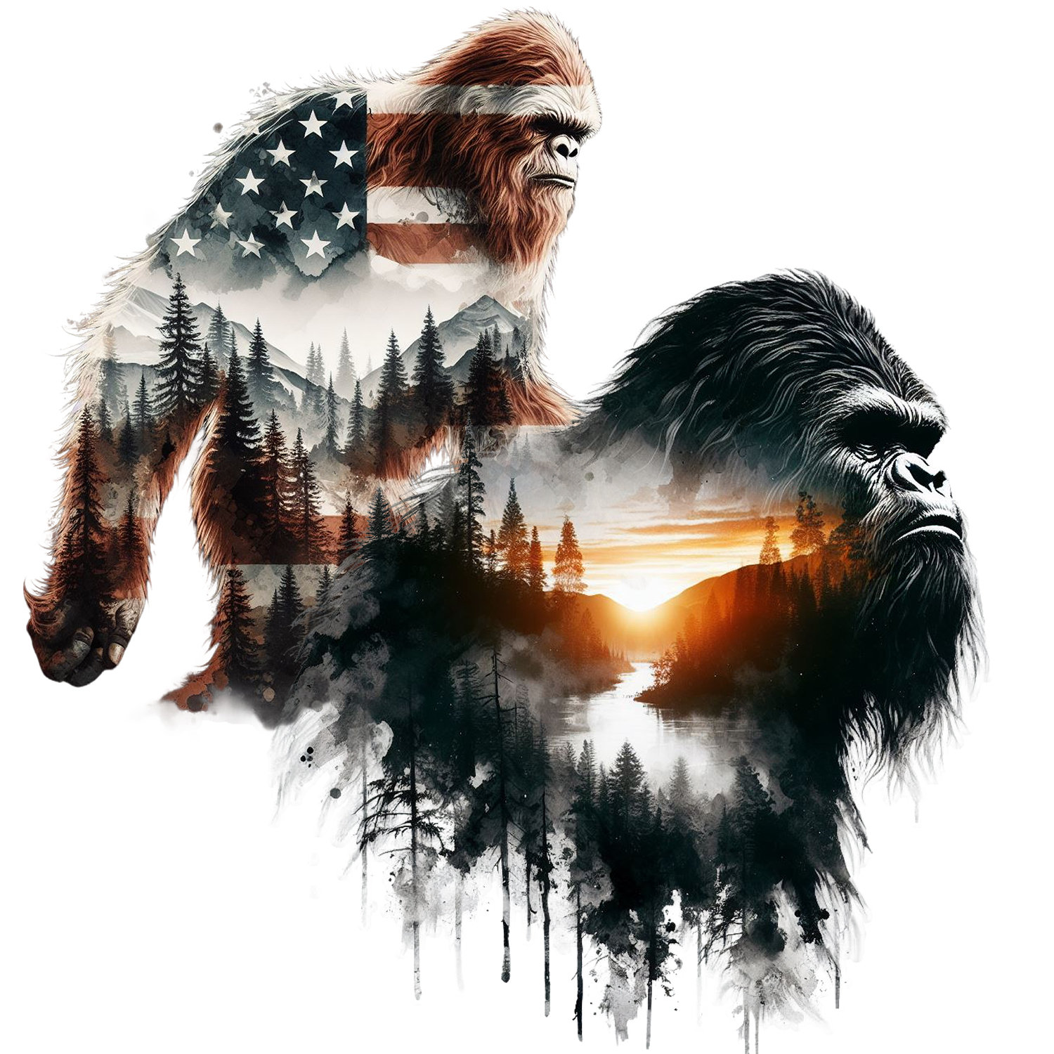 Bigfoot Images, Printable Images for Your Creative Activities ...