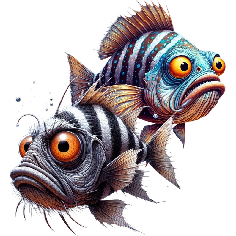 Funny Fish, Unusual Images, Scary, Deep Sea Fish, Printing on Any ...
