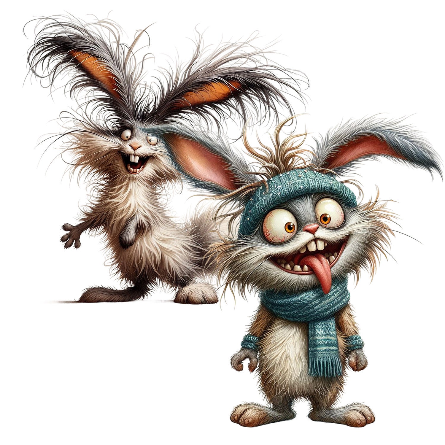 Rabbit, Funny, Unusual, Images for Your Creativity, for Printing on Any ...