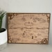 The Ever Kingdom Wooden Laser Engraved Map, the Ever Seas Series ...