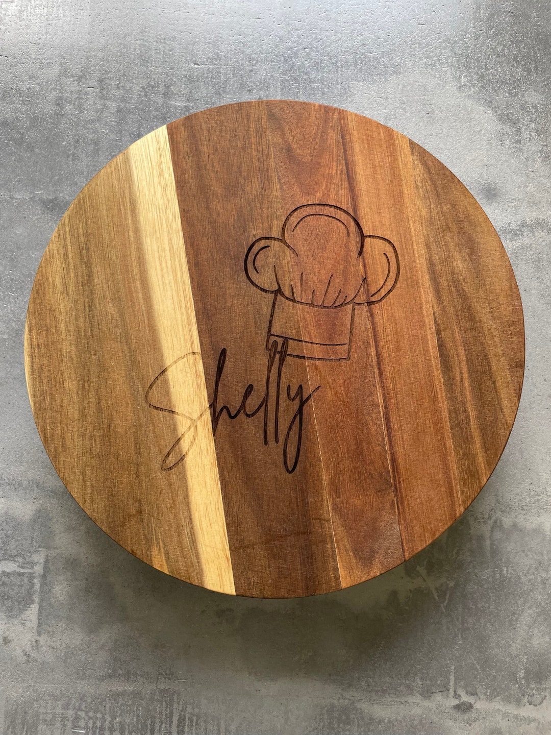 Personalized Laser Engraved Cake Stand, Wooden Cake Platter - Etsy