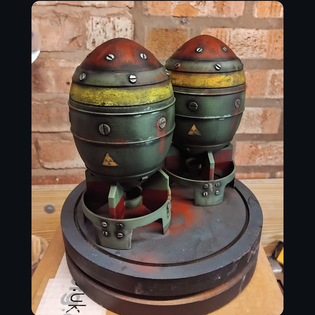 Fallout Inspired Mini Nuke Display Model - Etsy