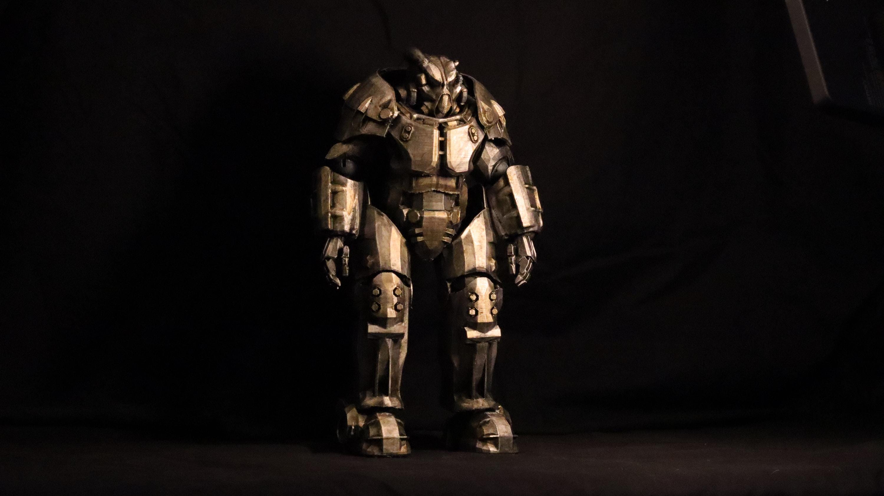 X01 Power Armor Desktop Display Model Fallout Inspired - Fully ...