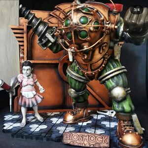 Modelo coleccionable con archivo digital STL de Big Daddy Bioshock ...