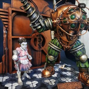 Modelo coleccionable con archivo digital STL de Big Daddy Bioshock ...