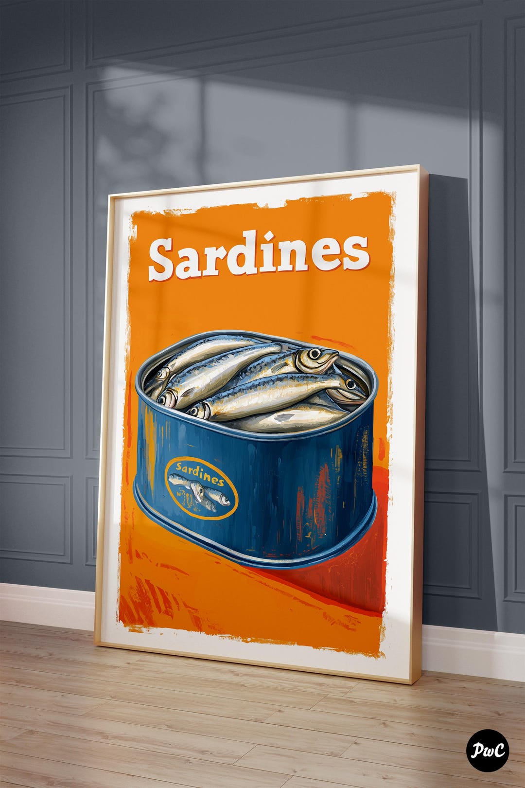 Vintage Sardines Poster: Retro Kitchen Wall Art (digital Download) - Etsy